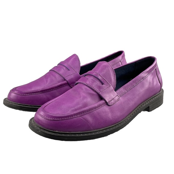 Cole Haan | Shoes | Cole Haan Pinch Maine Loafers Womens 95 B Purple ...